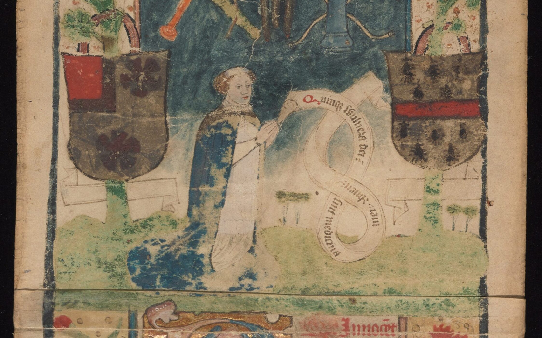 'Yf A Woman Travell Wyth Chylde Gyrdes Thys Mesure Abowte Hyr Wombe ...
