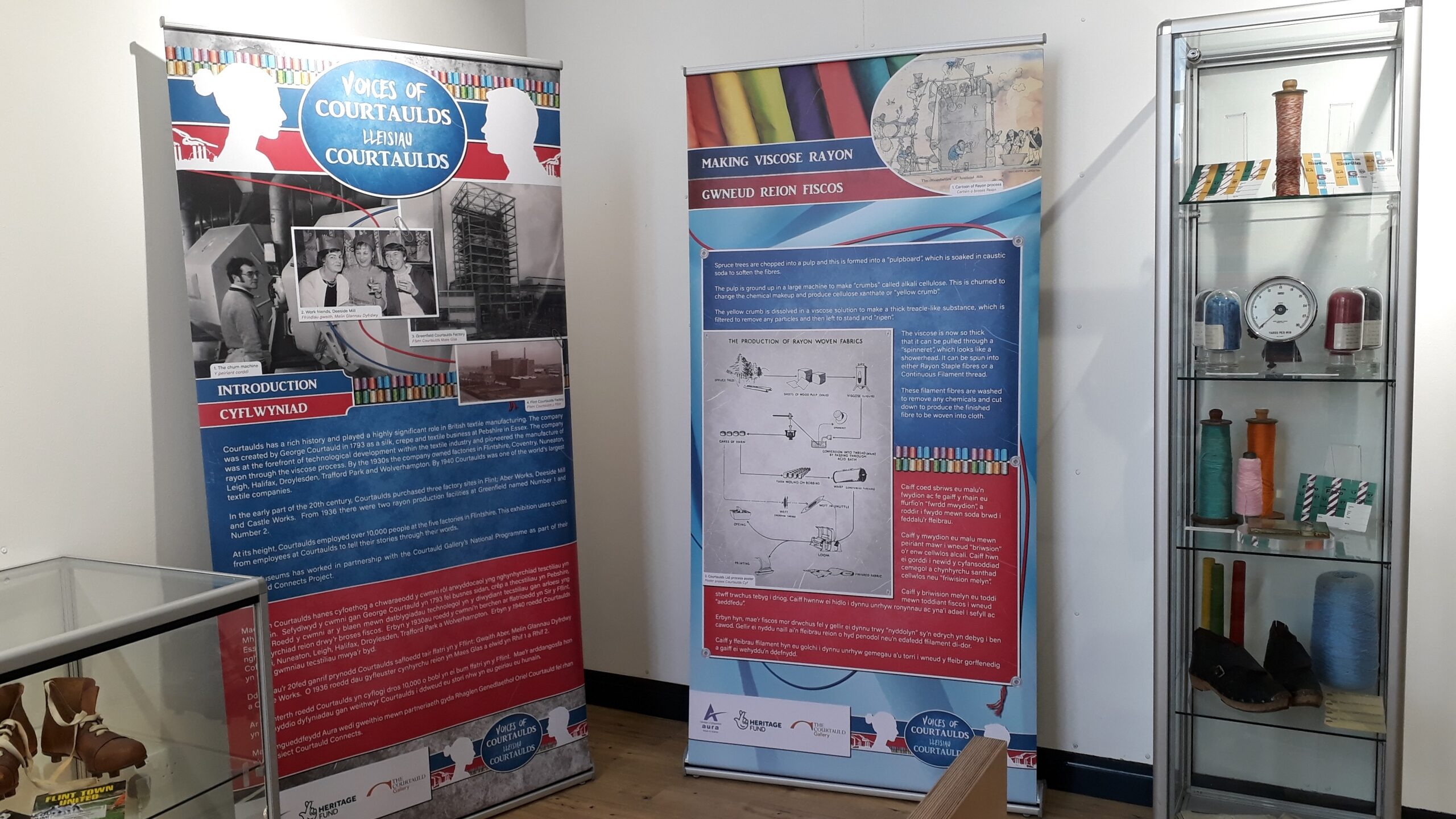 Voices of Courtaulds exhibition opens at Flint Library as part of the ...