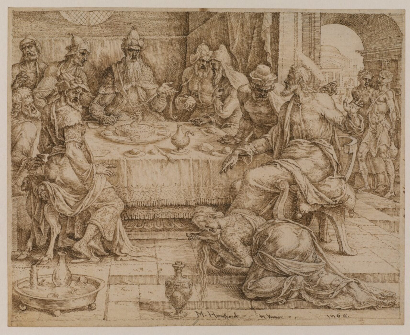 Magdalene washing the feet of Christ in the House of Simon - The Courtauld