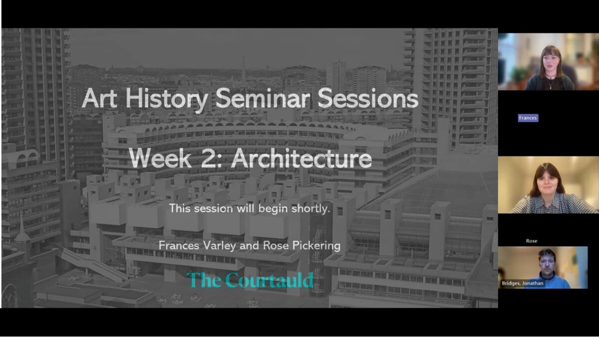 Seminar Sessions - The Courtauld